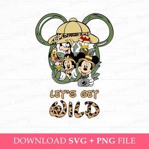 Bundle Let's Get Wild Svg, Animal Kingdom Svg, Family Trip Svg, Family ...
