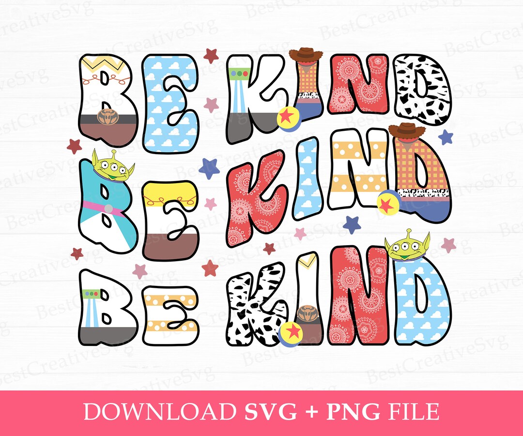 Toy Friends Be Kind Svg, Family Vacation Svg, Family Trip Svg, Curved ...