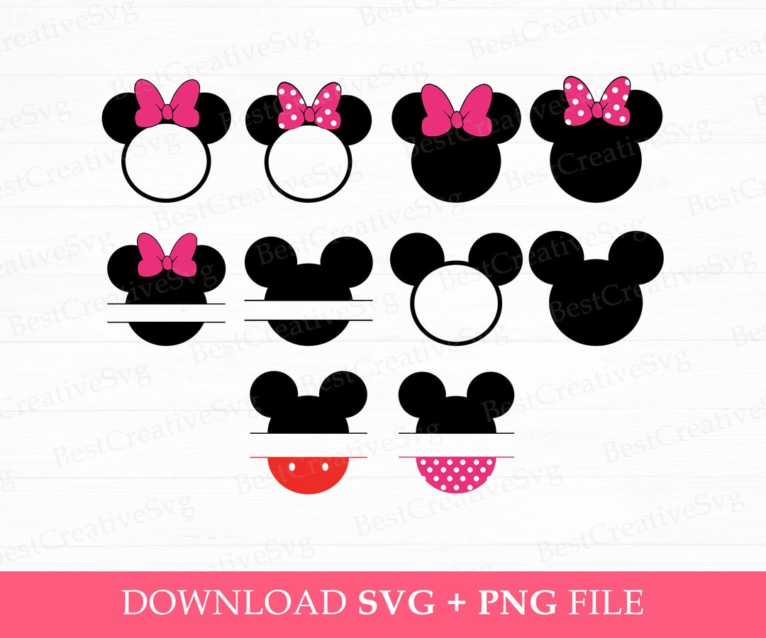 Magical Kingdom Mouse Ear Bundle, Family Vacation SVG PNG Files - Etsy