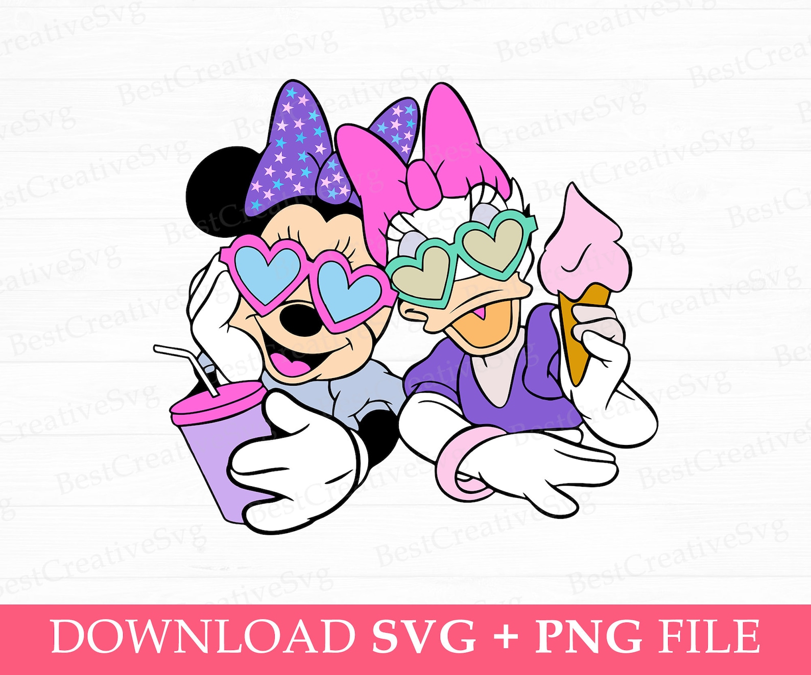 Retro Miss Mouse and Friend Smiling Svg Besties Smile Svg - Etsy