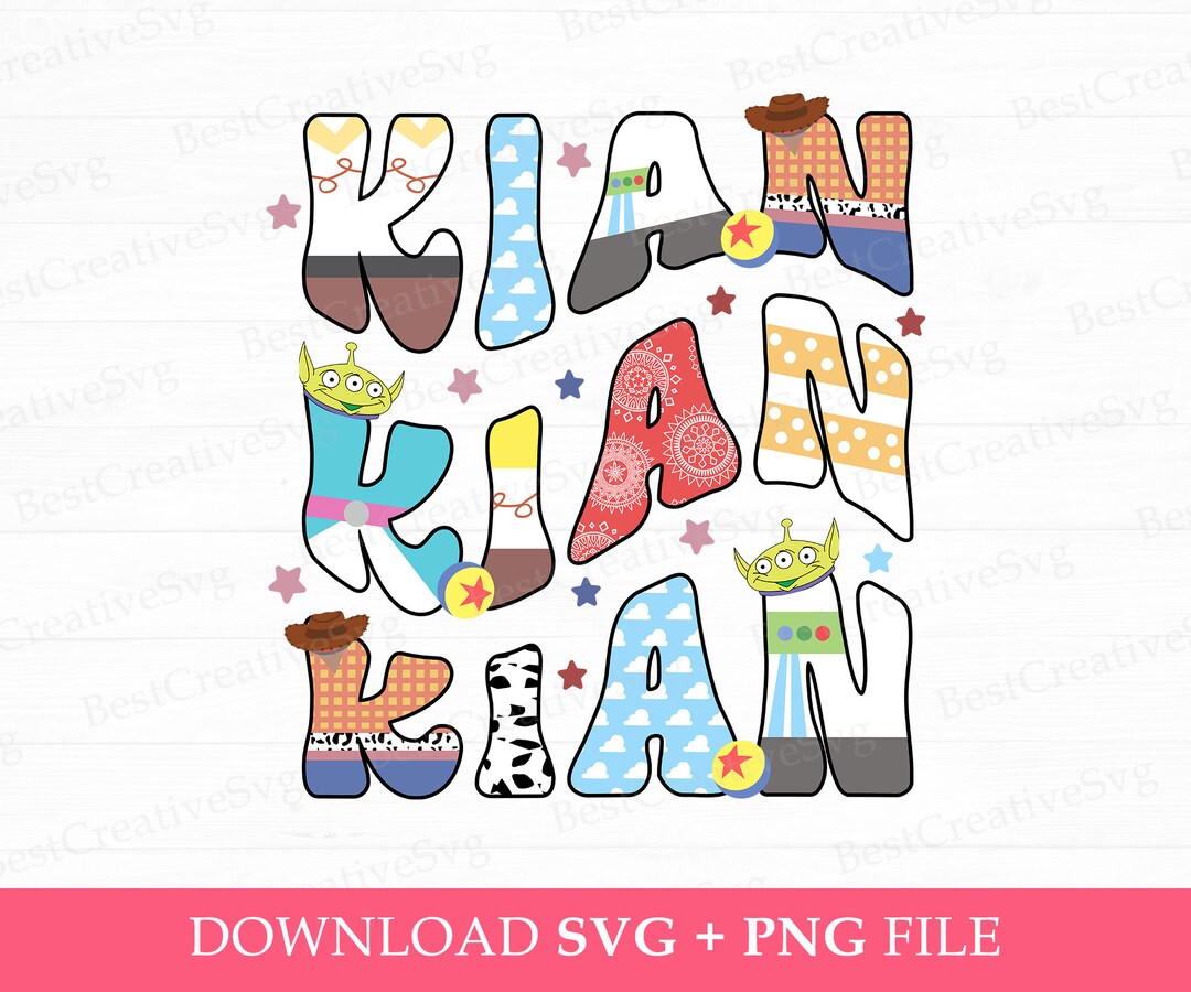 Toy Friends Kian Svg, Family Trip Svg, Wavy Kian Svg, Gift for Kian Svg ...