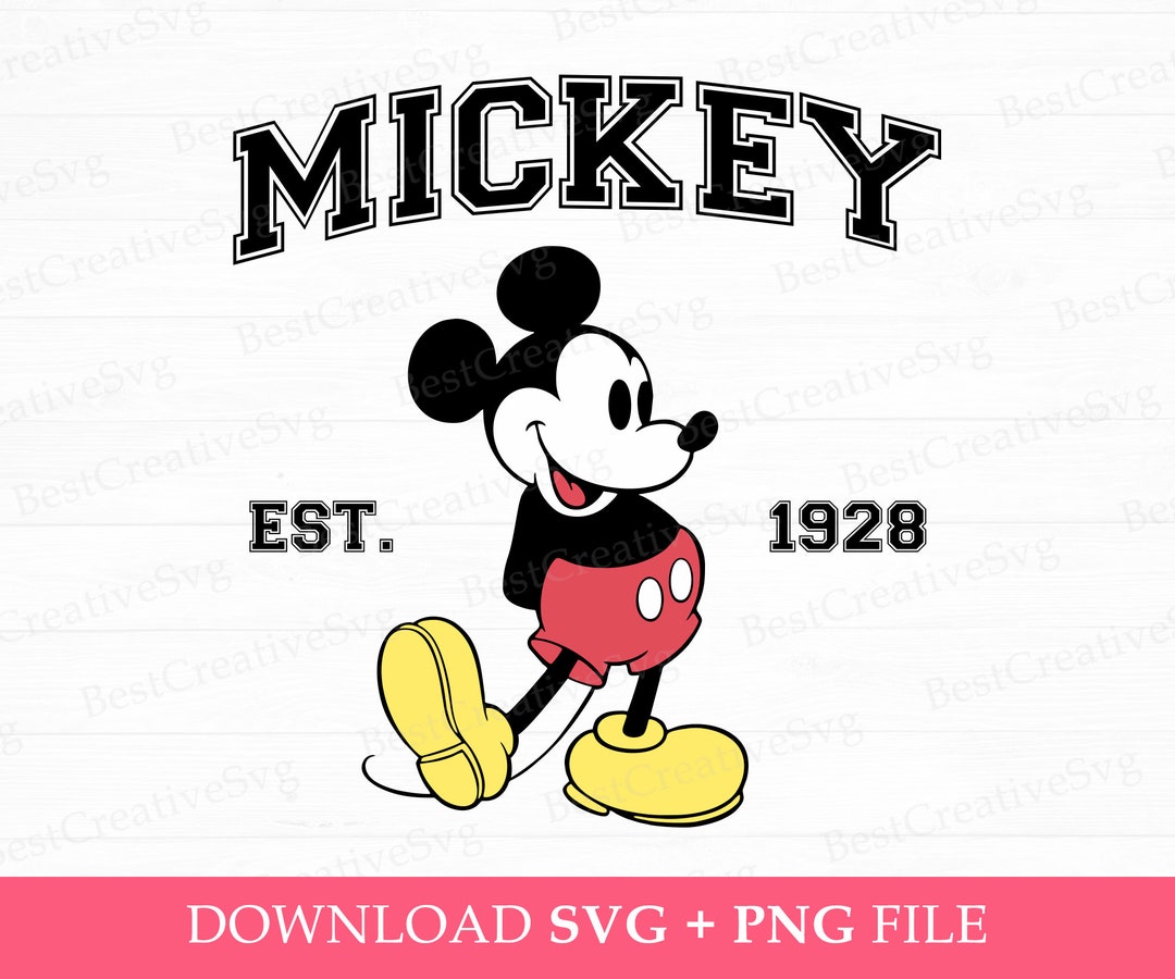 Retro Mouse Svg, Family Vacation Svg, Mouse Est 1928 Svg, Vacay Mode ...