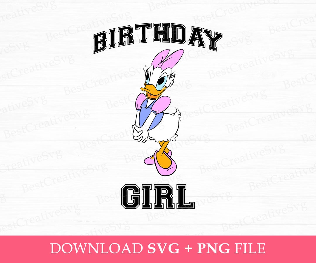 Birthday Girl Svg, Birthday Miss Duck Svg, Family Birthday Girl Svg ...