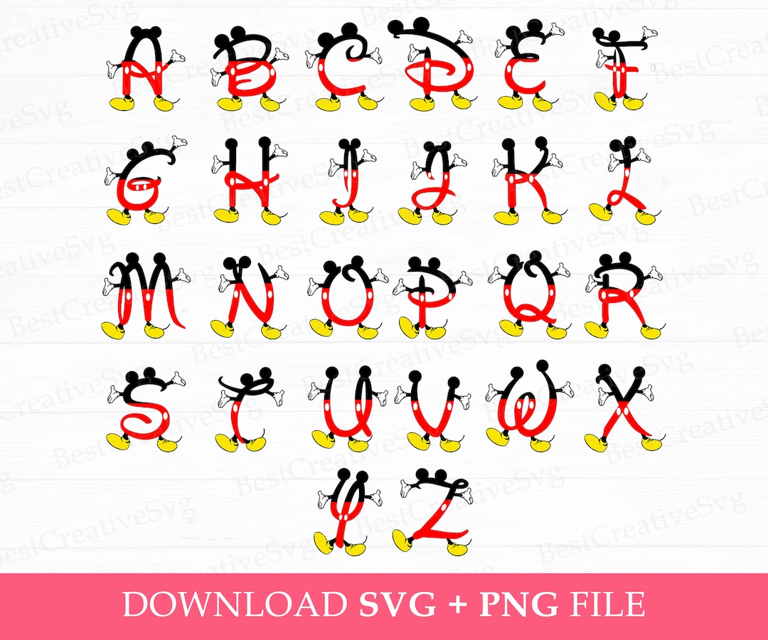 Mouse Alphabet Svg, Mouse Letter Svg, Family Trip Svg, Hands and Foot ...