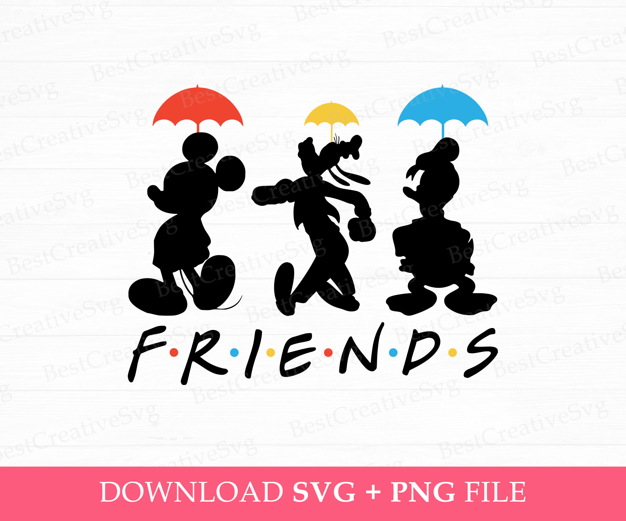 Ratón y amigos svg, mejores amigos svg, viaje familiar svg, reino ...