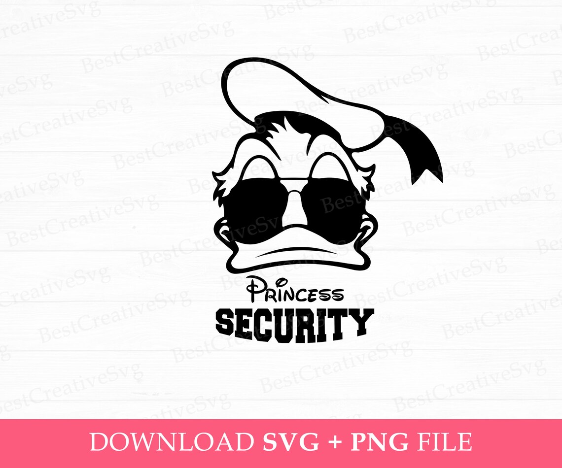 Princess Security Duck SVG, Family Trip Design (SVG, PNG) - Etsy
