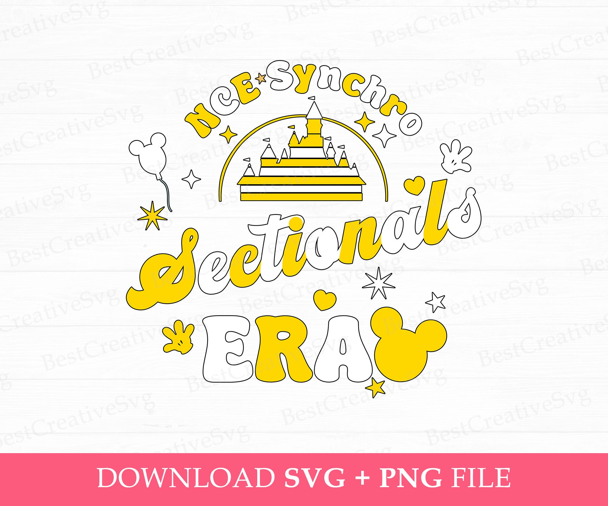 NCE Synchro Sectionals Era Svg, Magical Kingdom Svg, Custom Design Svg ...