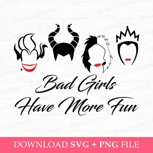 Bad Girls Have More Fun Svg - Etsy