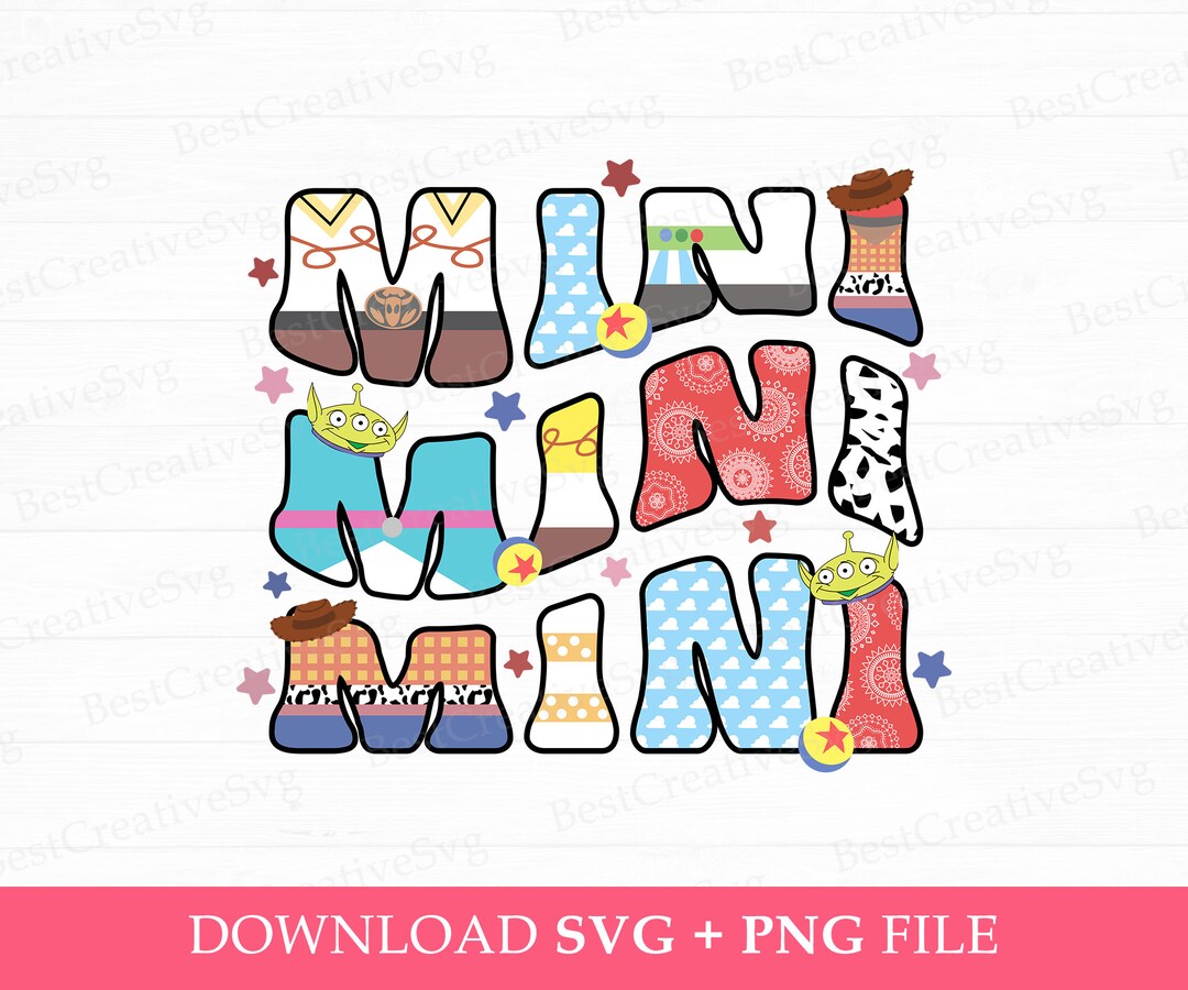 Toy Friends Mini Svg, Family Birthday Svg, Family Trip Svg, Gift for ...