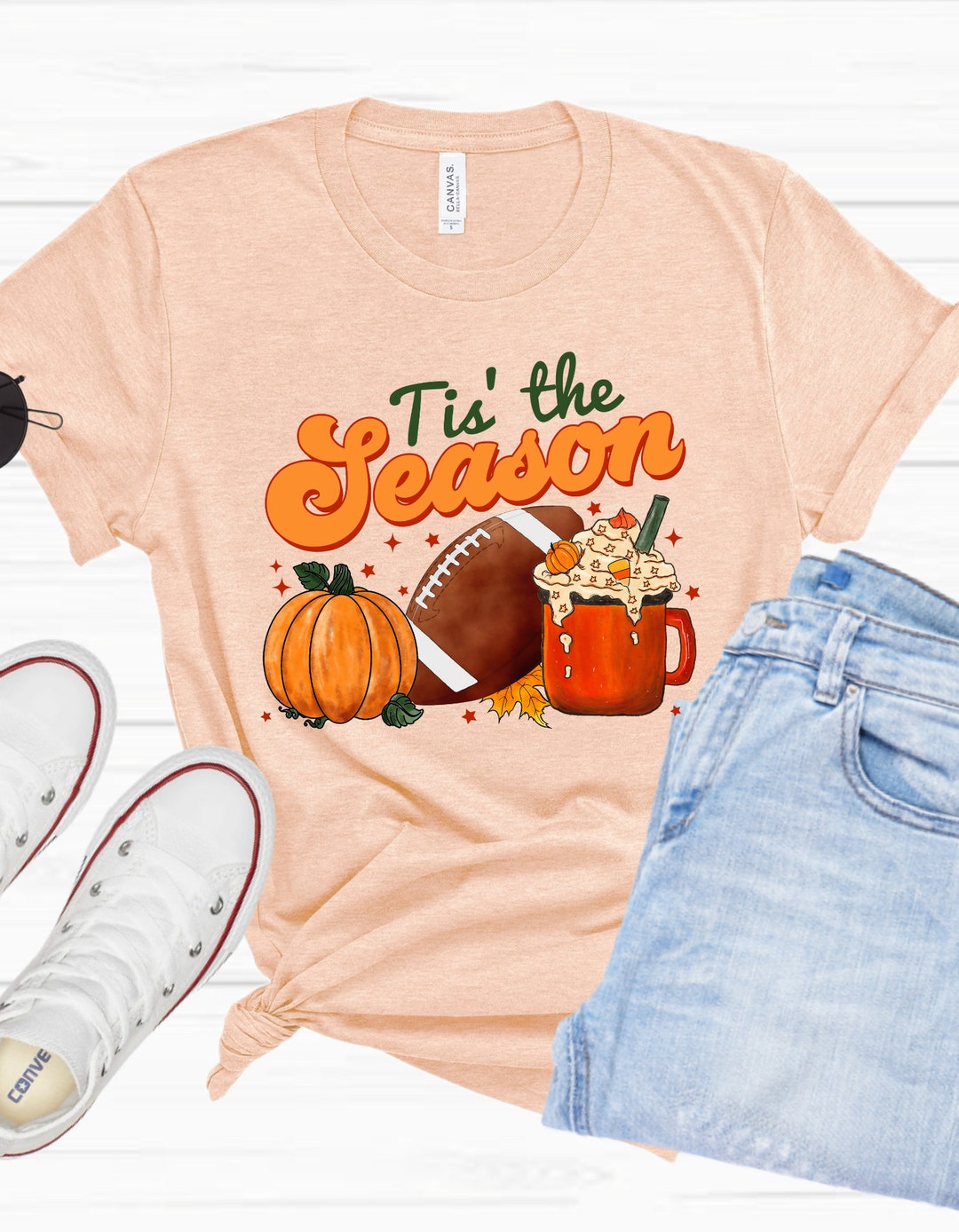 Tis the Season Fall Football Shirt for Fall Football Tshirt - Etsy
