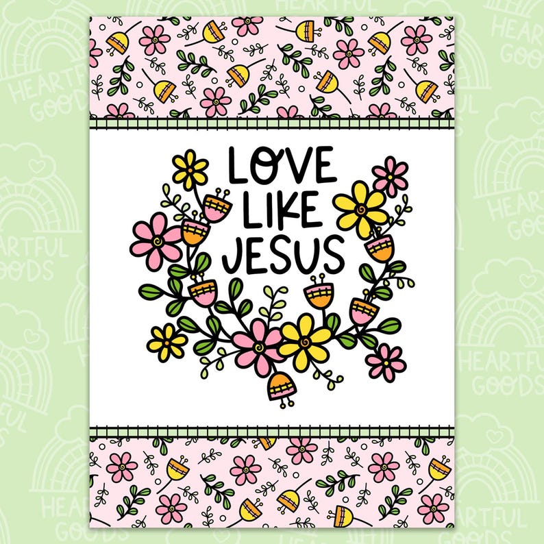 Love Like Jesus Bible Tip in Set / Bible Journaling / Bible Study ...