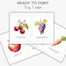 Fruits and Vegetables Cards | Montessori Flashcards | Pre-school Cards ...