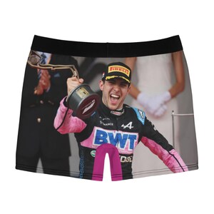 Esteban Ocon Fan Boxers Funny Motorsports Present F1 Comedy Gift Haas ...