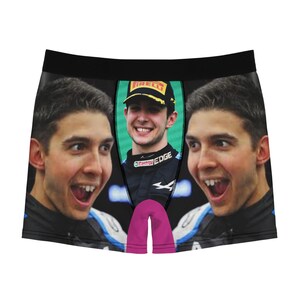 Esteban Ocon Fan Boxers Funny Motorsports Present F1 Comedy Gift Haas ...
