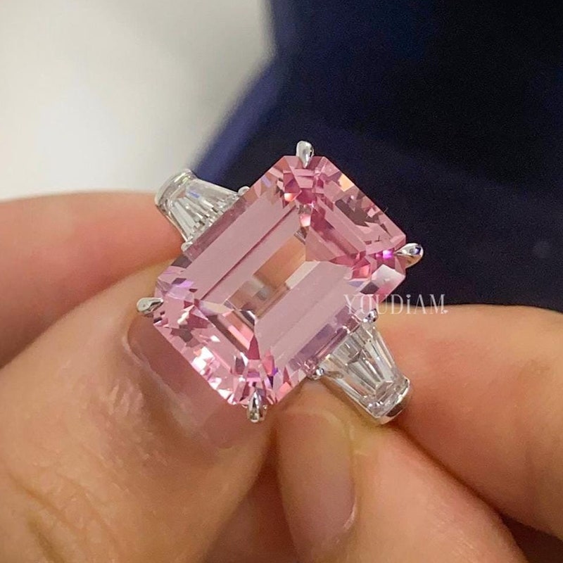 Pink Moissanite - Etsy