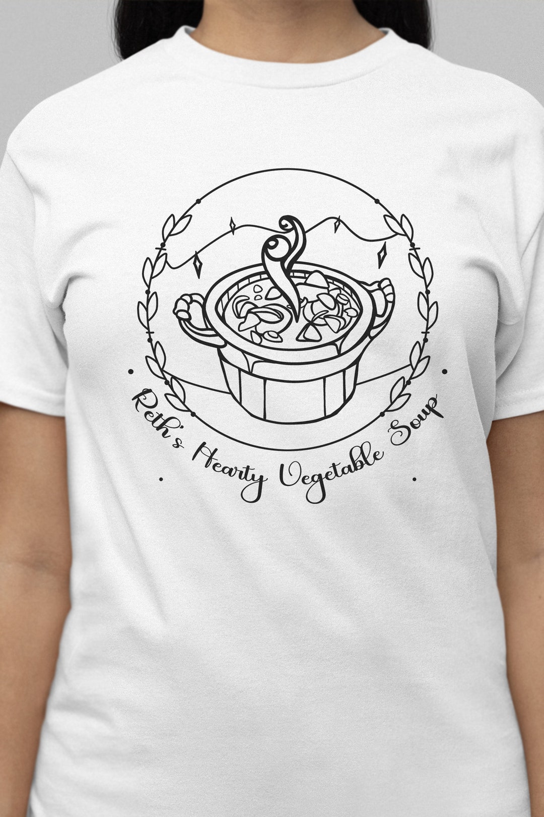 Reth's Hearty Veggie Soup | Palia Inspired Minimalistic Retro T Shirt ...