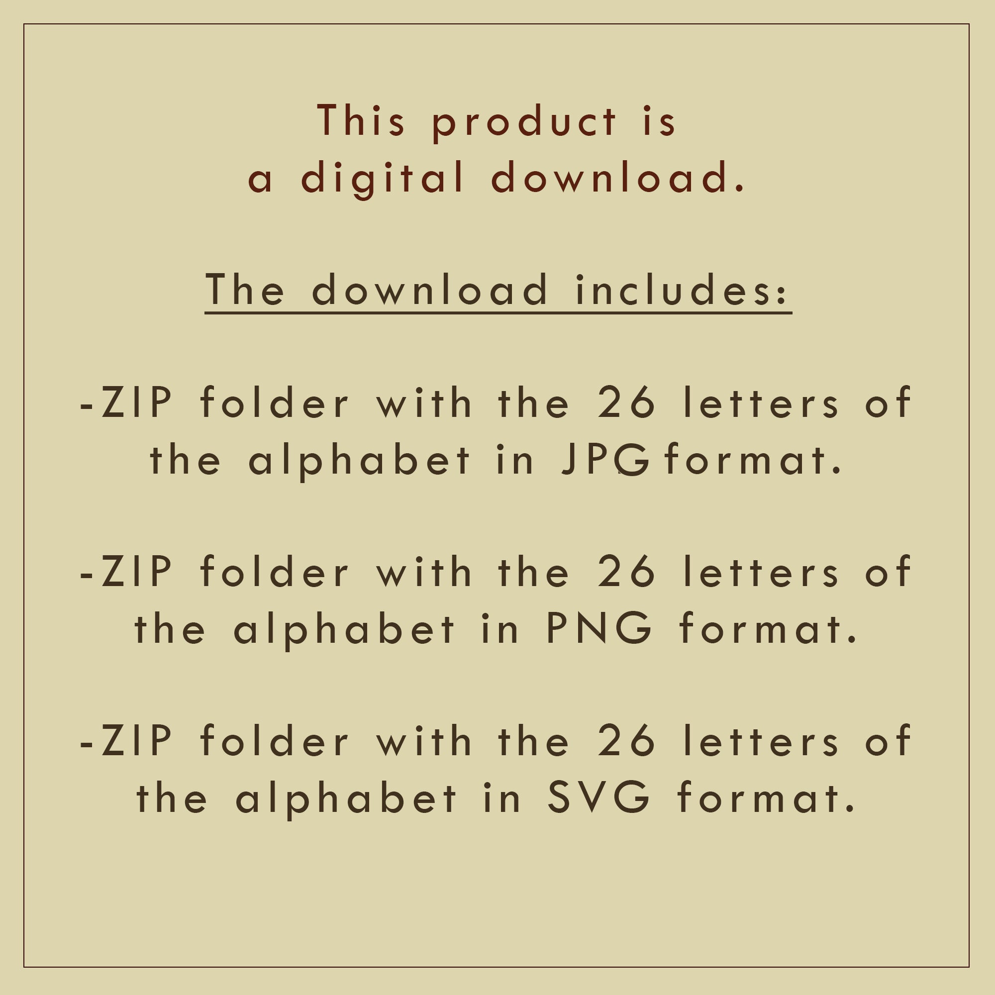 Split Alphabet Monogram SVG JPG and PNG - Etsy