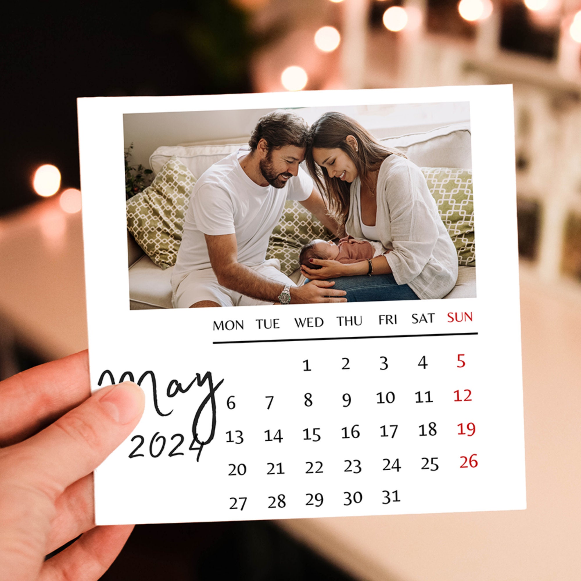 2024 Calendar Template to Edit on Canva and Print / Four Types - Etsy
