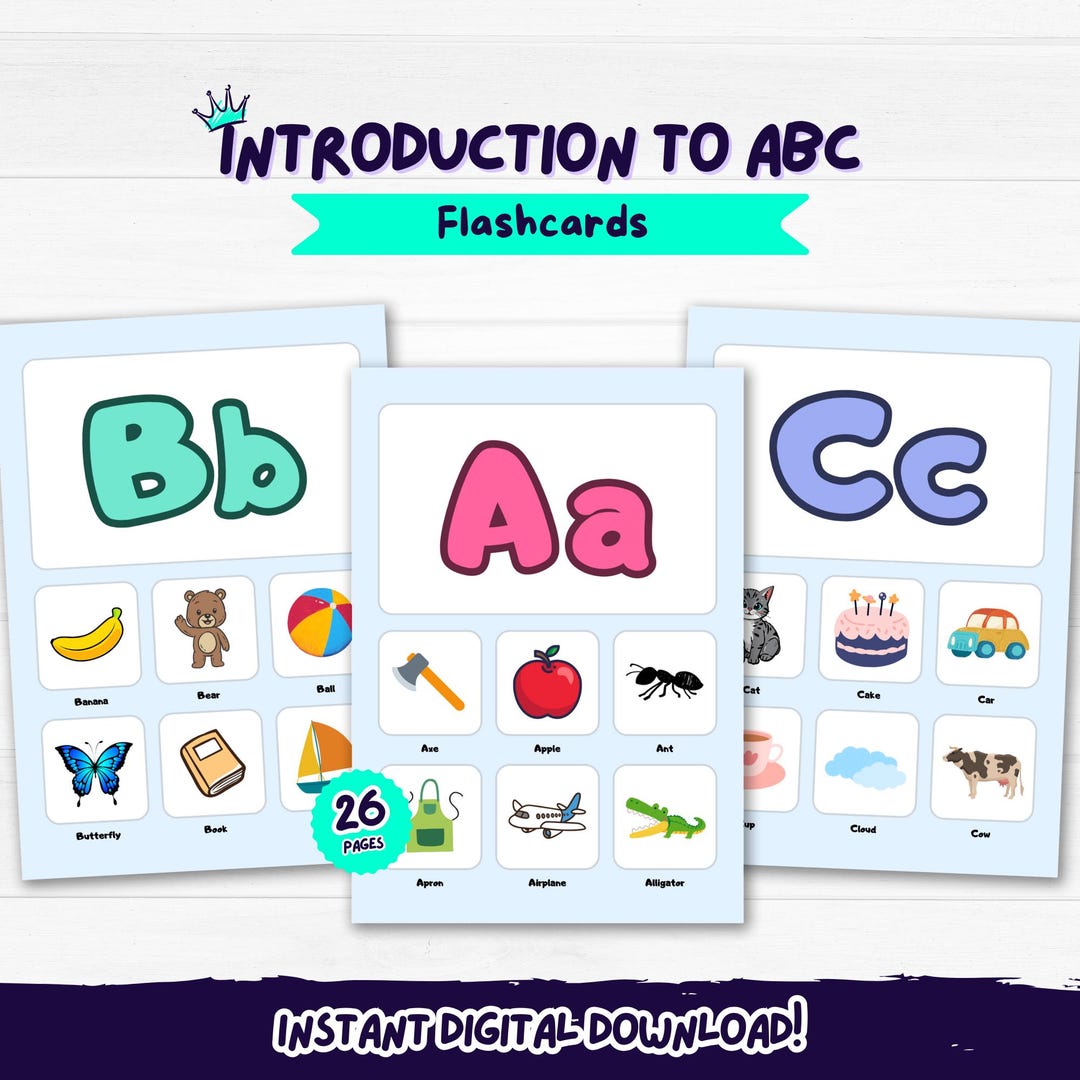 Alphabet Flashcards for Early Learning | Preschool Printable Phonics ...
