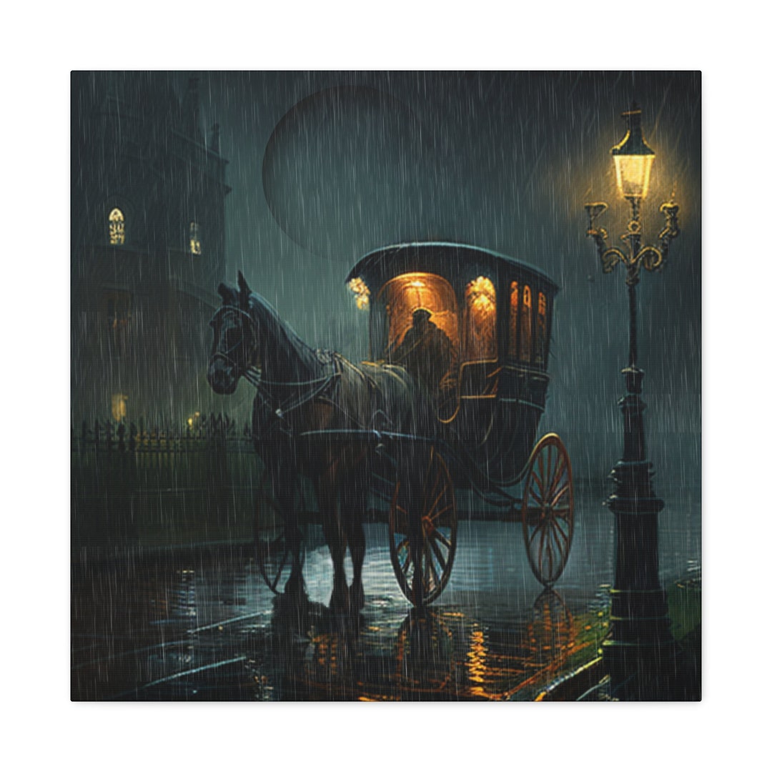 Victorian England Art Print - "your Cab is Waiting" Vintage Style ...