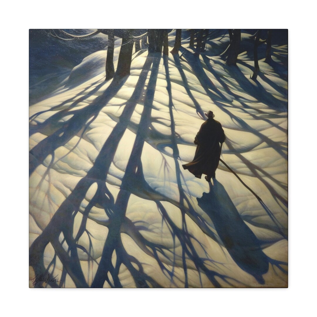 Mystery Writer Gift - "the Villain of the Piece" Square Canvas Art ...