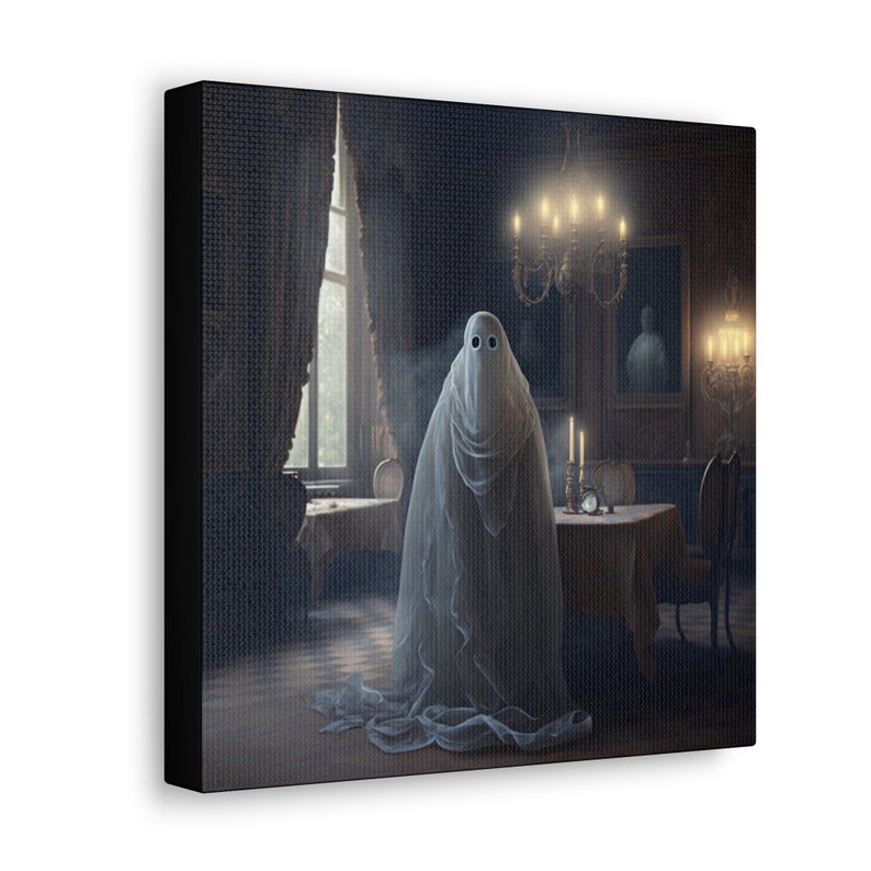 Ghost in the Parlor Art Print - Apparition for a Rainy Afternoon Square ...
