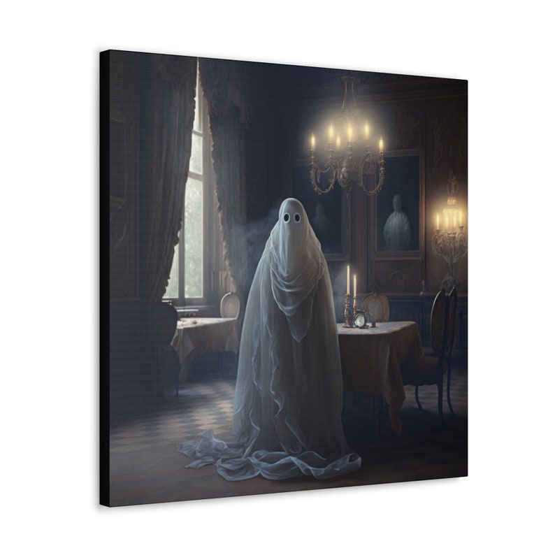 Ghost in the Parlor Art Print - Apparition for a Rainy Afternoon Square ...