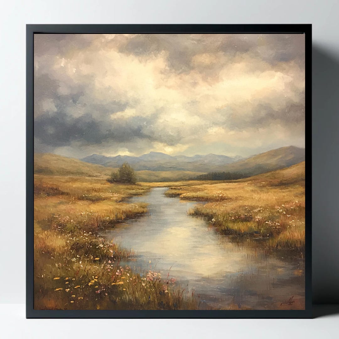 Scottish Highlands Landscape - "all the Wild Places" Matte Stretched ...