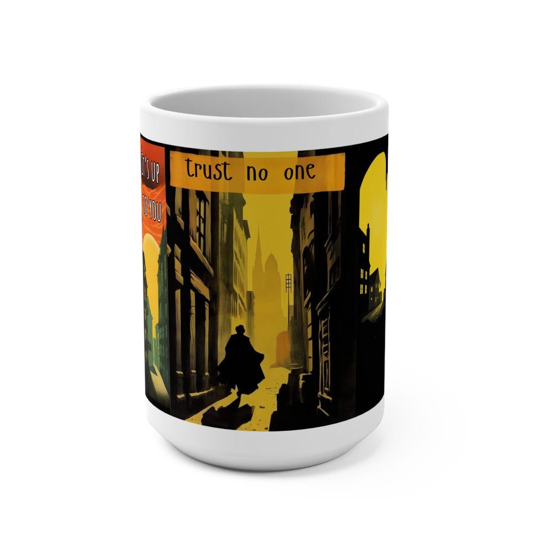 Mystery Reader Mug - Dell Map Back Art Style - Dames on the Run 15 Oz ...