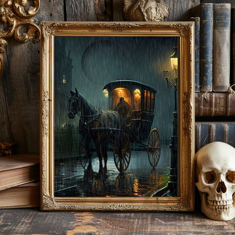 Victorian England Art Print - "your Cab is Waiting" Vintage Style ...