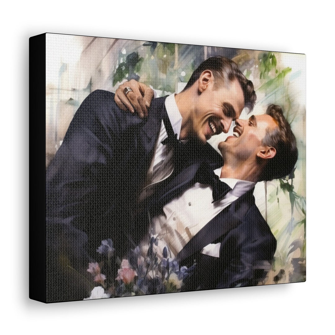 Gay Wall Art That Delicate Balance Canvas Gallery Wraps LGBTQ Elegant ...