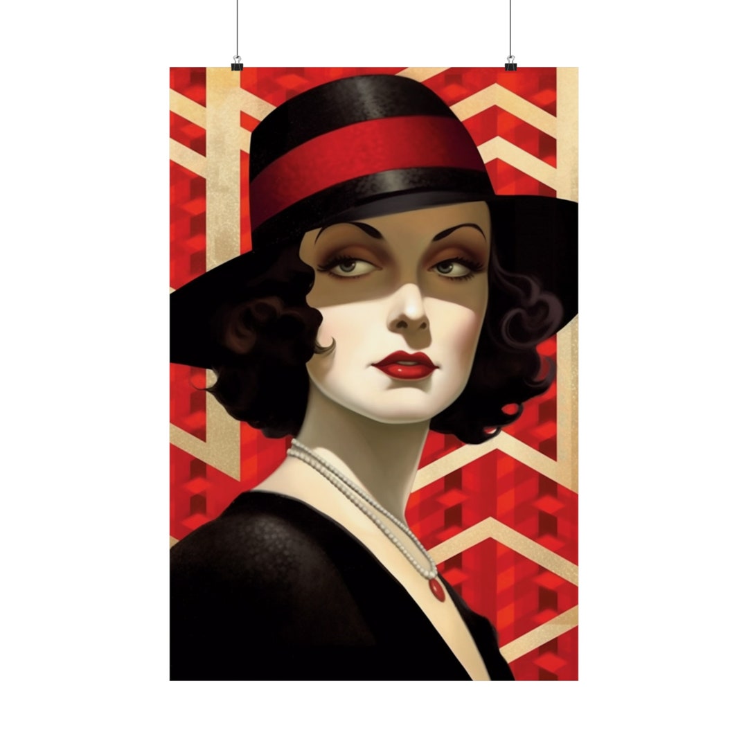 Retro Style Art Poster Spinster Sleuth Matte Vertical Poster - Etsy