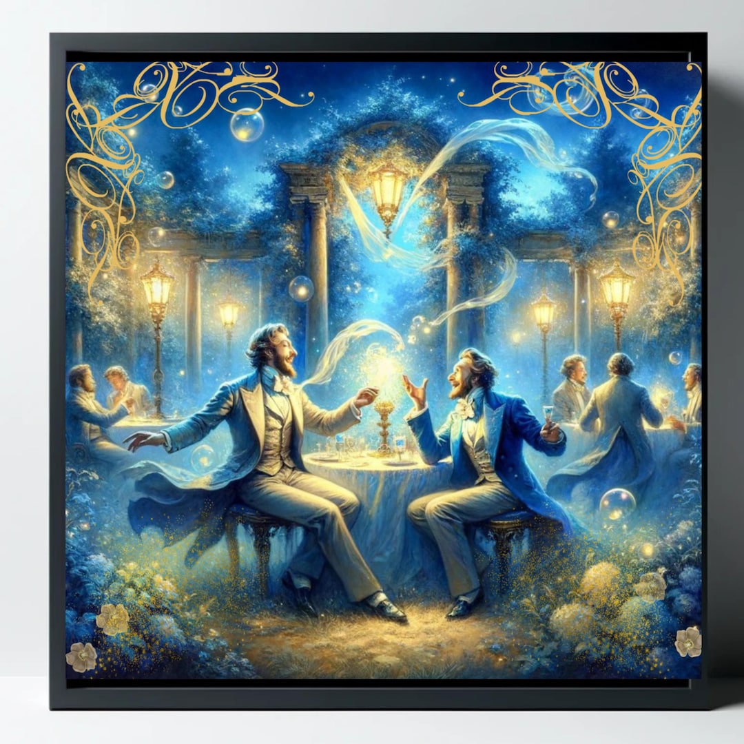 LGBTQ Wall Art - "gentlemen's Supper Club" Canvas Art Print ...