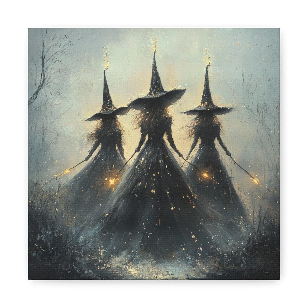 Three Witches Art Print - "when Shall We Three Meet Again" Square ...