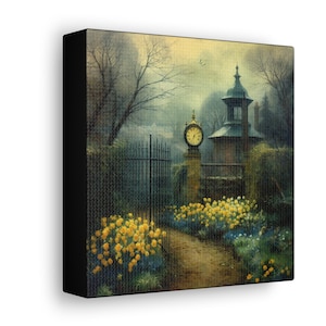 Art Print - "strange Spring" Square Canvas -elegant Traditional ...