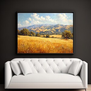 Classic California Landscape california Dreaming Matte Horizontal Art ...
