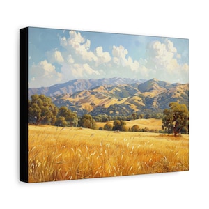 Classic California Landscape - "california Dreaming" Matte Horizontal ...