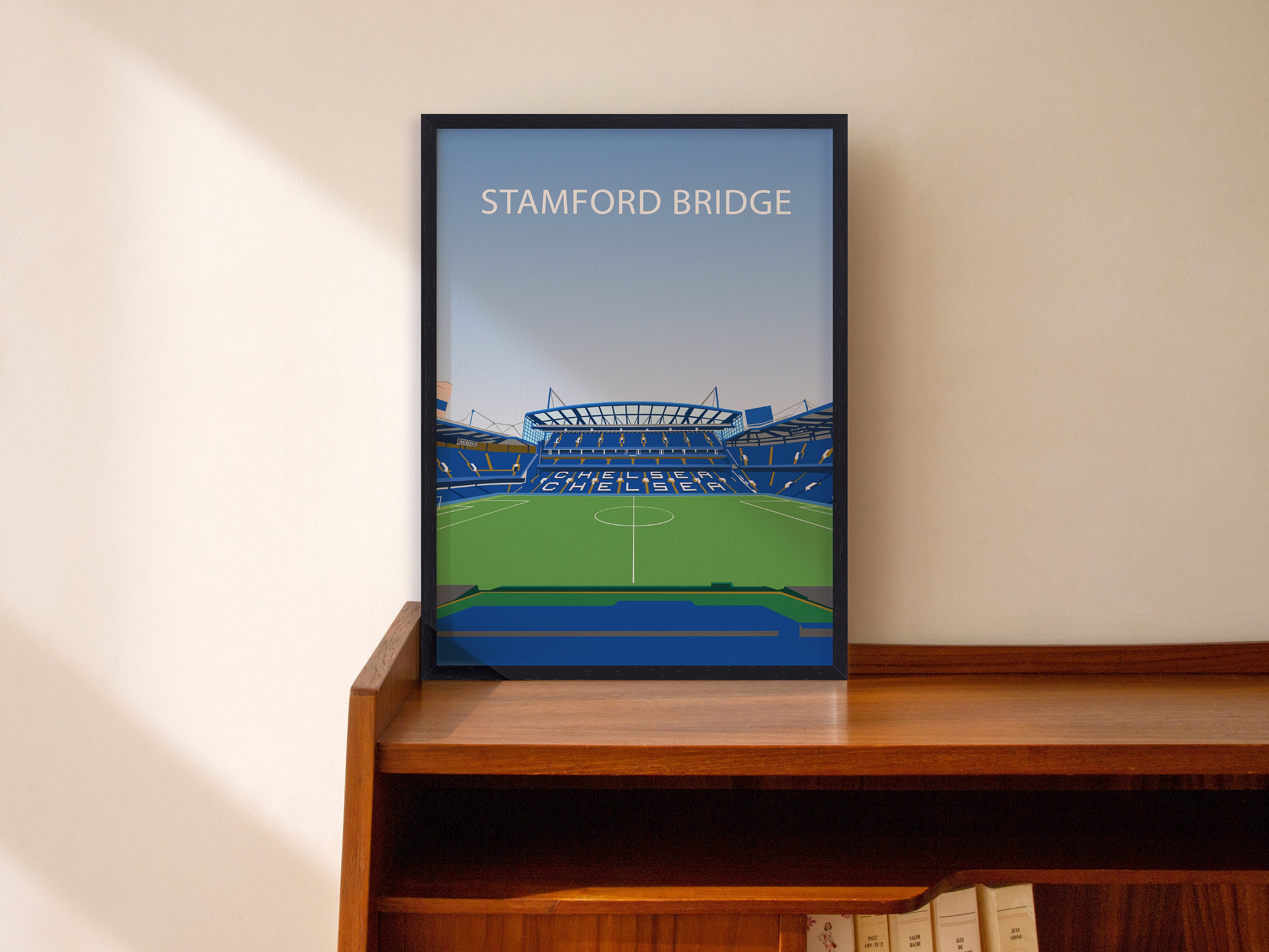 Stamford Bridge Chelsea Art Print - Chelsea FC Posters - Chelsea Gifts ...