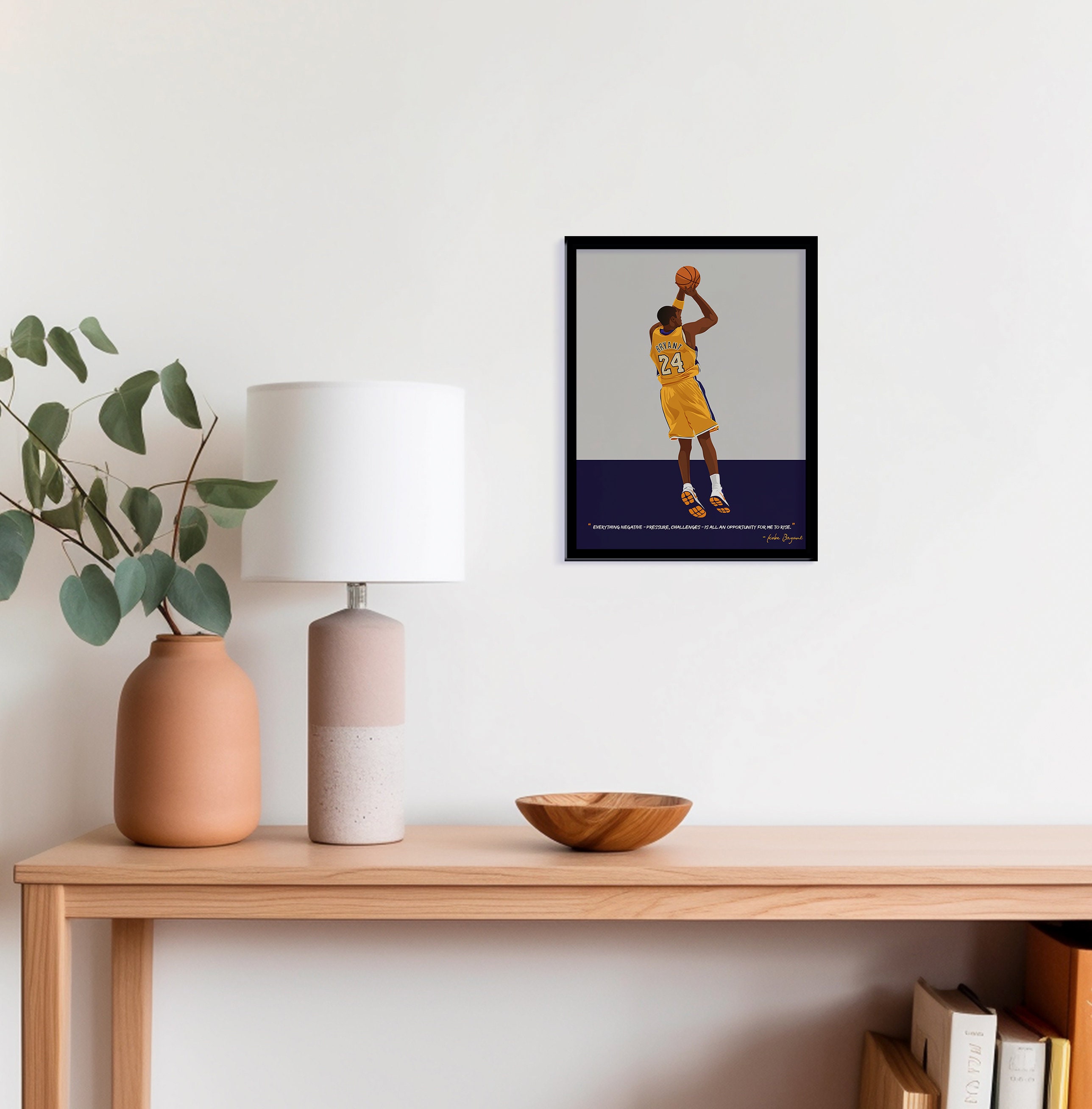 Kobe Bryant Poster Basketball Prints NBA Basketball Gift - Etsy