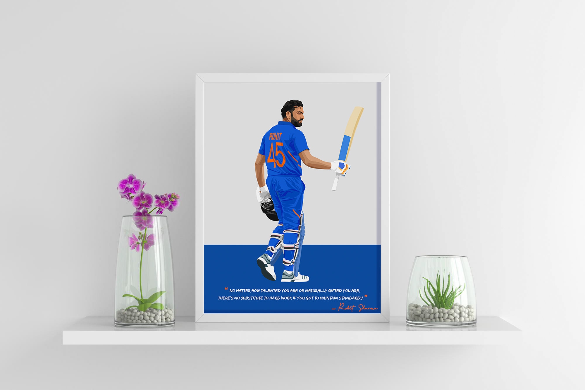 Rohit Sharma Poster Indian Cricket Team Cricket Prints - Etsy