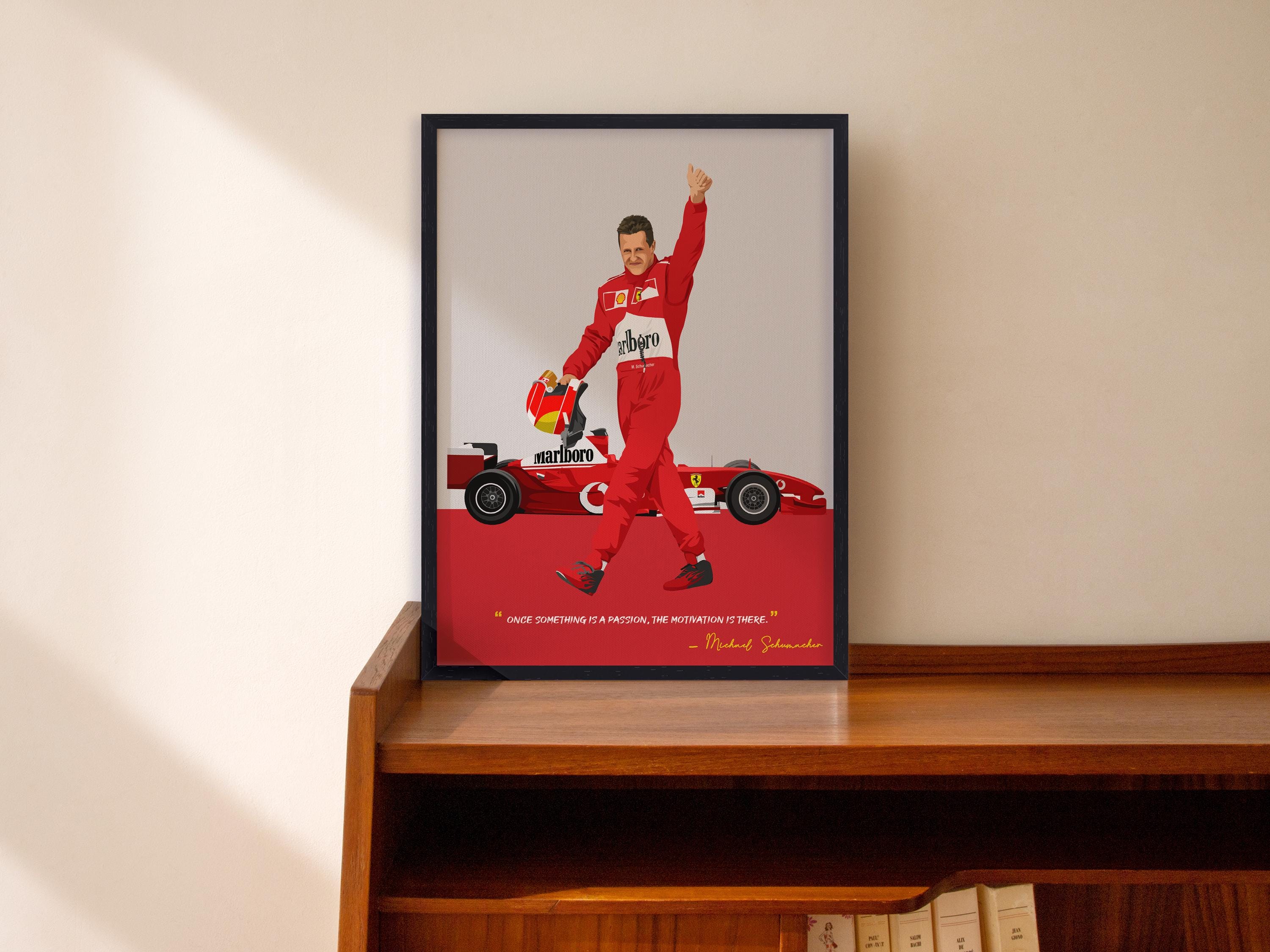 Michael Schumacher Poster - Formula 1 Ferrari Prints - Schumacher Print ...