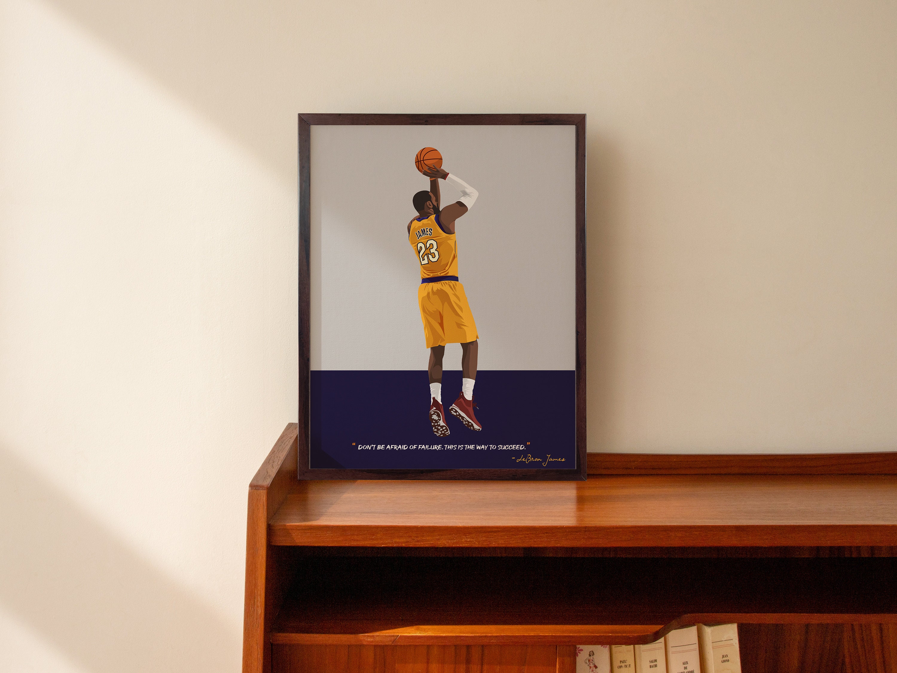 Lebron James Poster Basketball Prints NBA Basketball Gift - Etsy