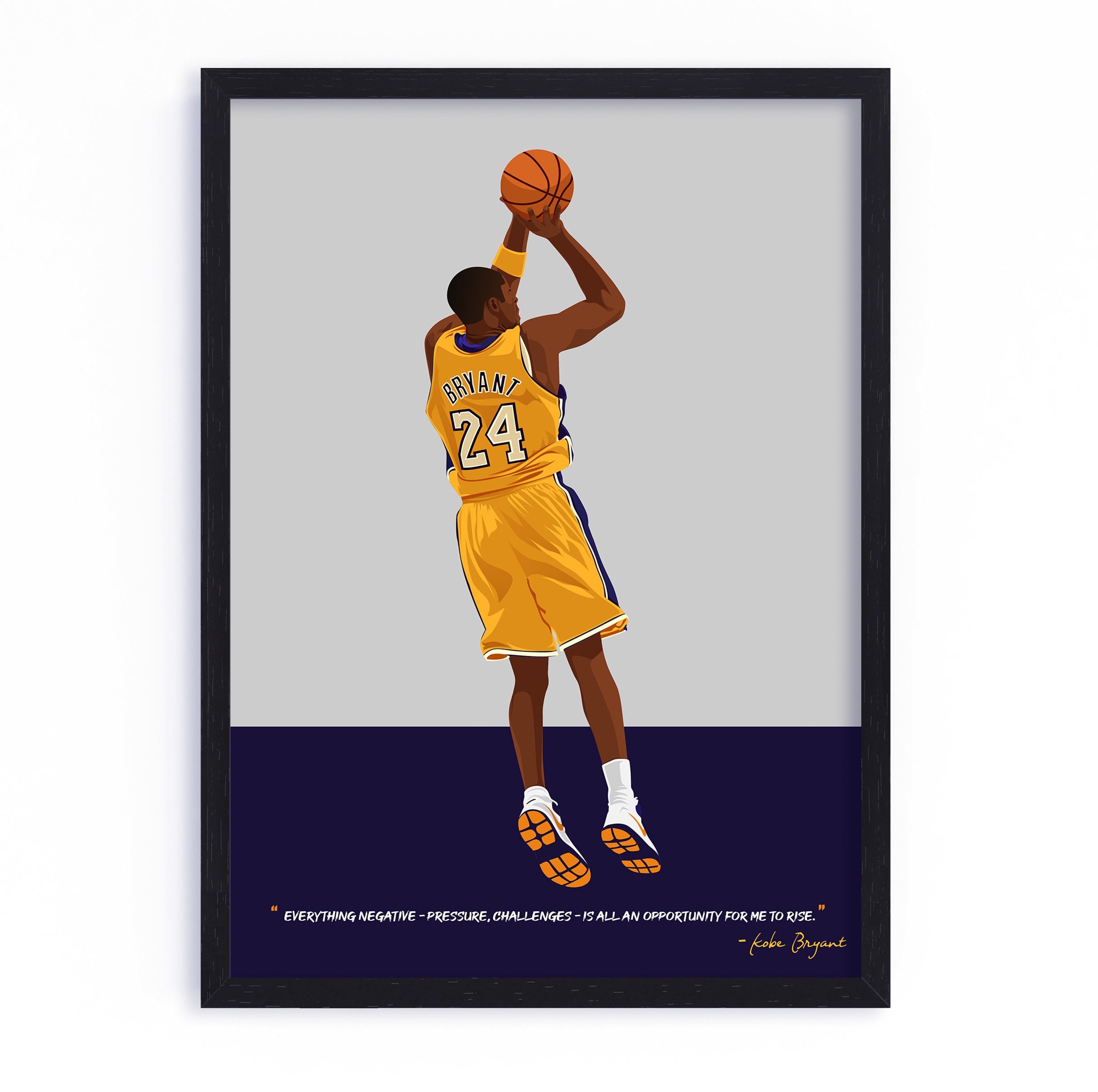 Kobe Bryant Poster Basketball Prints NBA Basketball Gift - Etsy