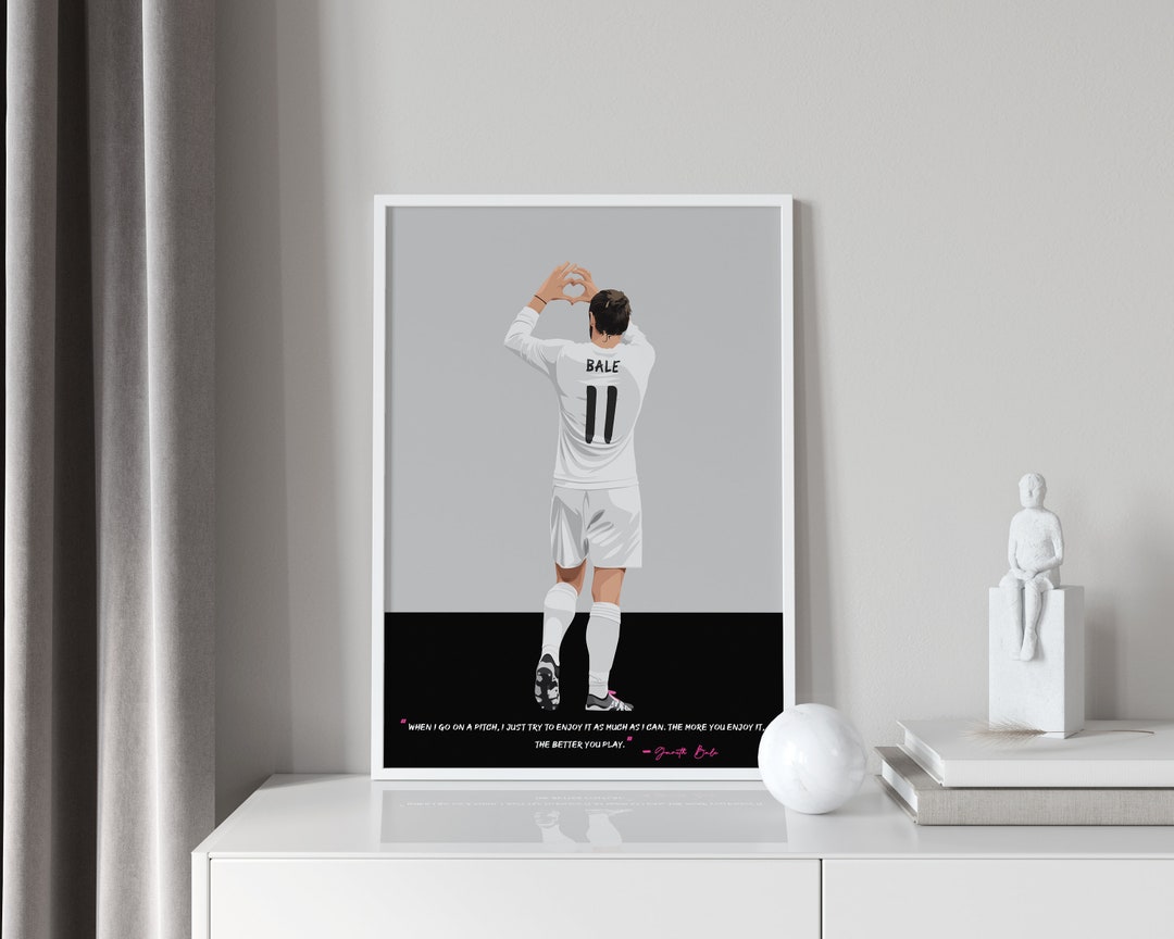 Gareth Bale Poster - Real Madrid Art Print - Etsy