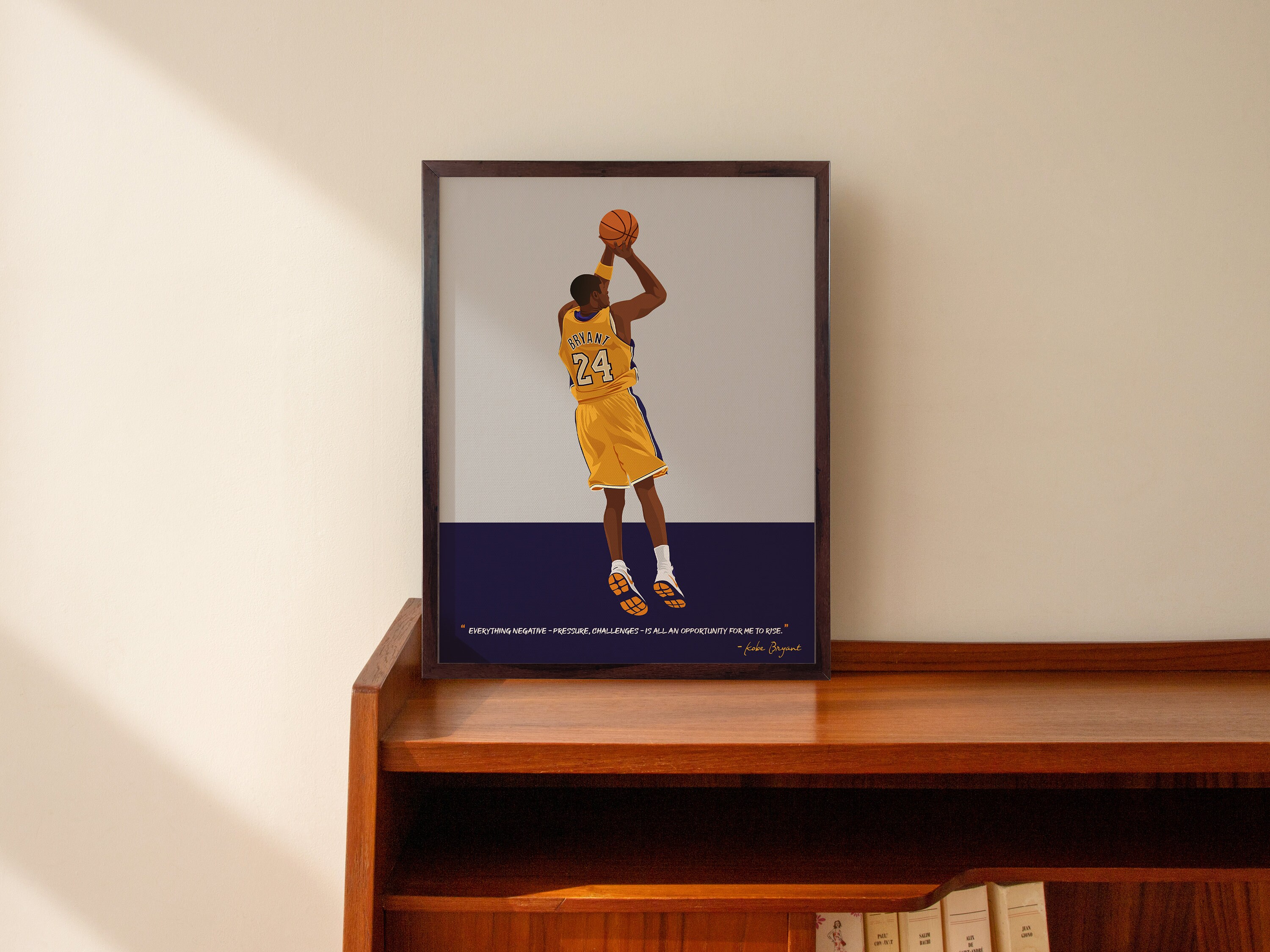 Kobe Bryant Poster Basketball Prints NBA Basketball Gift - Etsy