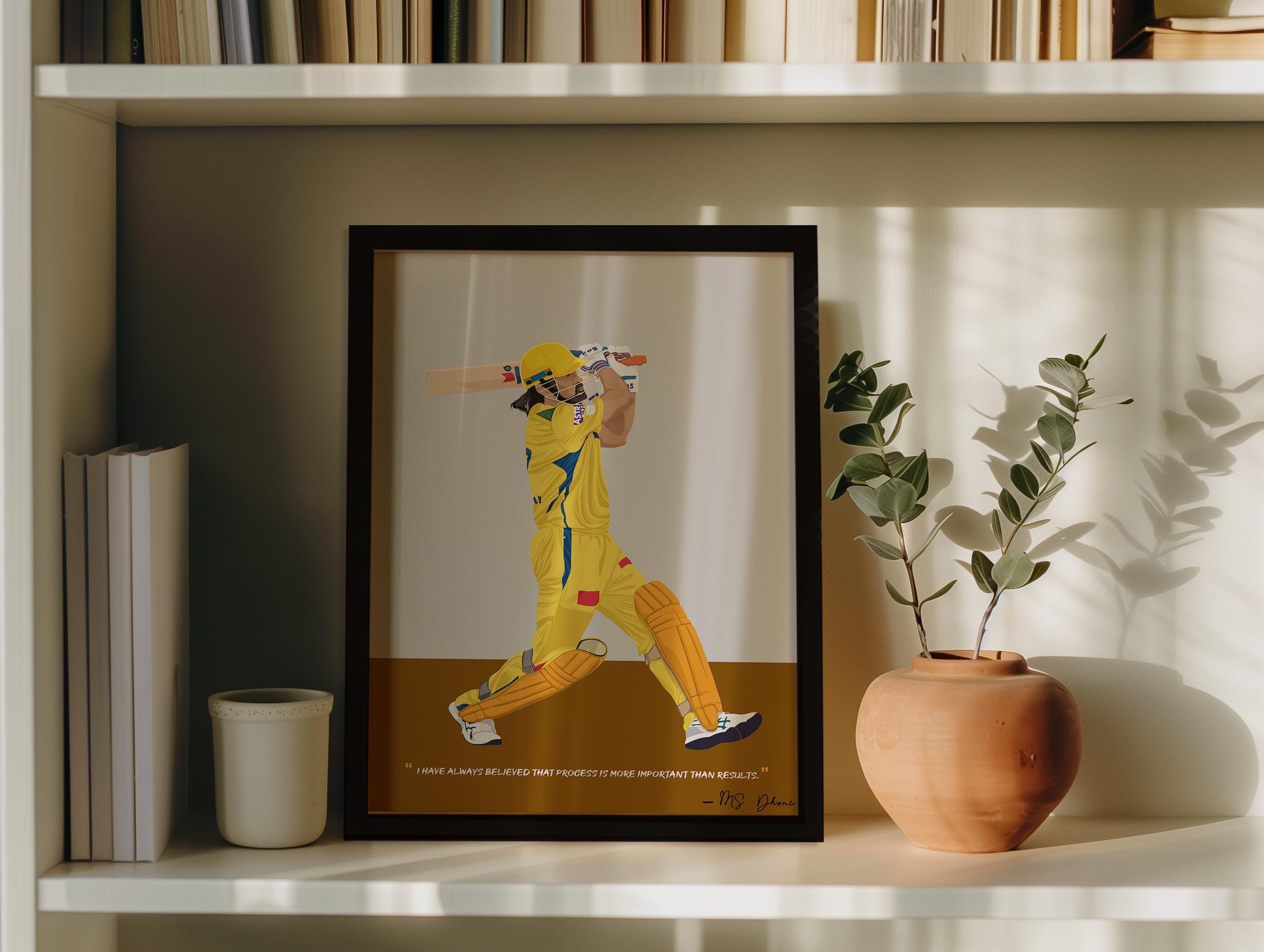 MS Dhoni Poster - CSK - IPL - Indian Cricket Team - Cricket Prints - Etsy