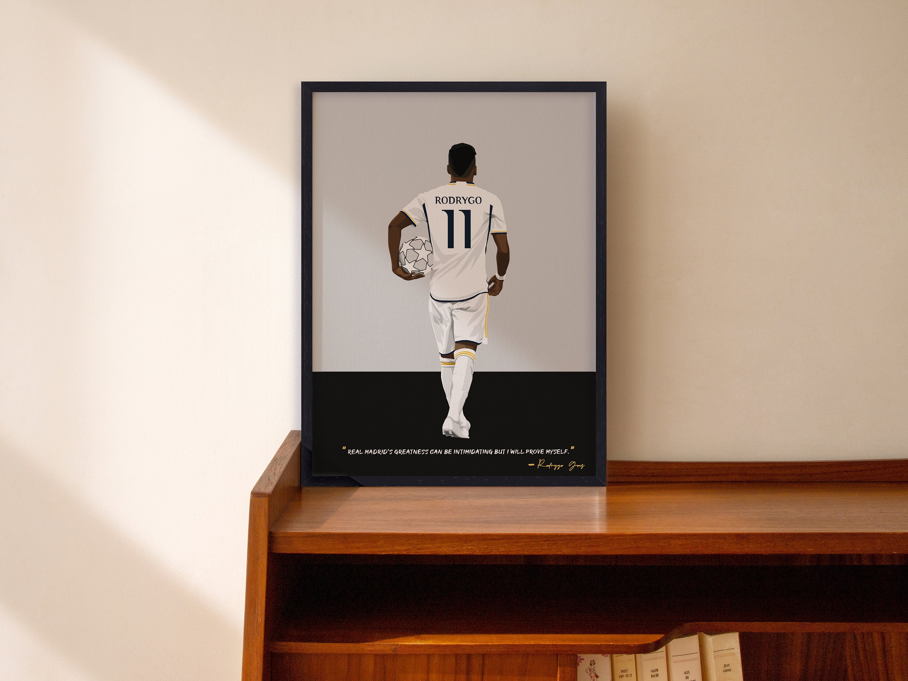 Rodrygo Poster - Real Madrid Art Print - Etsy