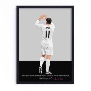 Gareth Bale Poster - Real Madrid Art Print - Etsy
