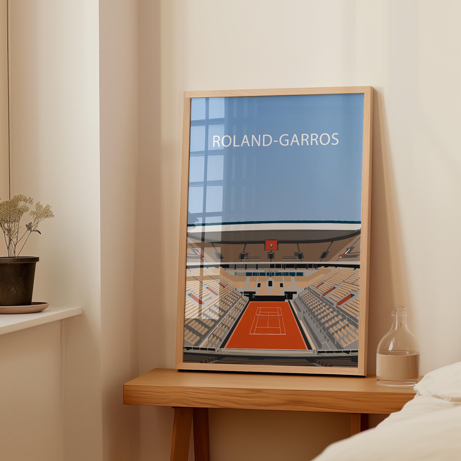 Roland Garros Print - French Open - Tennis Poster - Tennis Gifts - Etsy