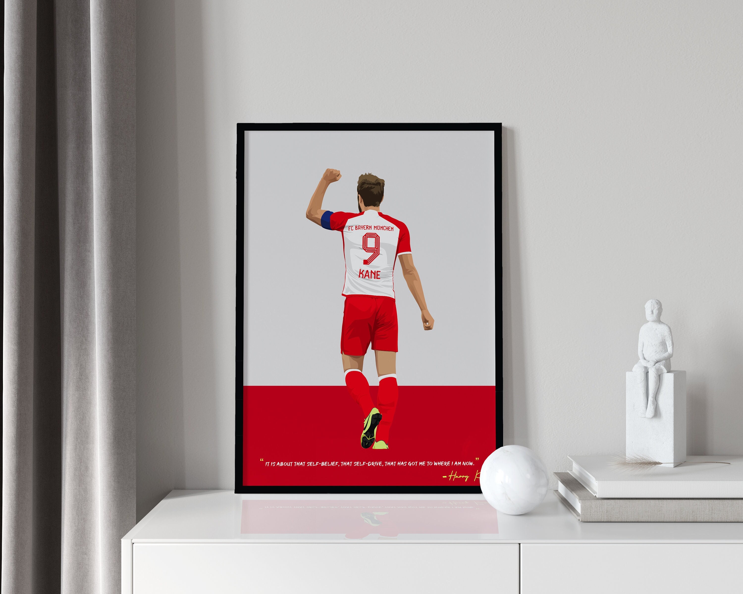 Harry Kane Poster Bayern Munich Print - Etsy